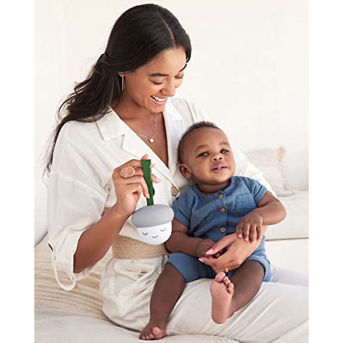 Skip Hop Portable Baby Sleep Sound Machine, Glow with Me Acorn