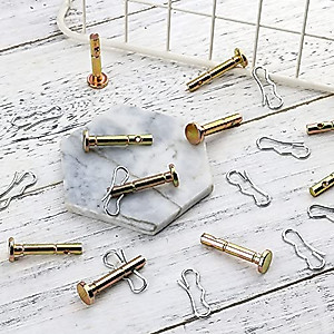 KINBOM 10pcs 1.8x0.5x0.2inch Shear Pins for Snowblower and 10pcs Cotter Pins Replacement Parts for 738-04124 & 714-04040 Snowblowers for MTDs Yard Machines Lawn Tractors