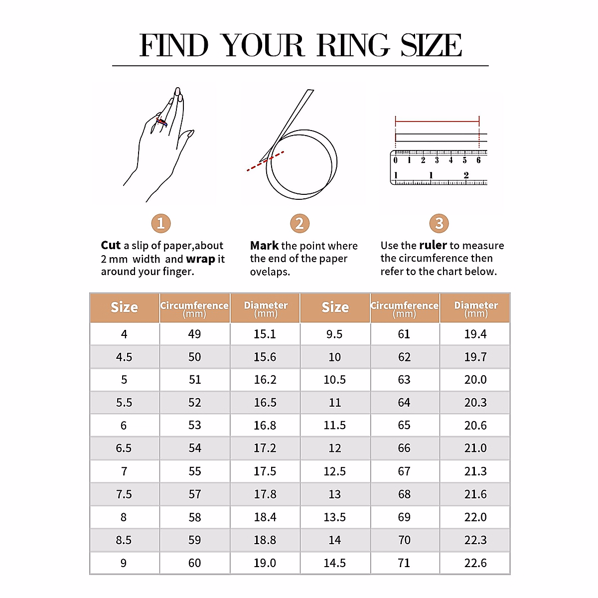 SILVERNANA 3 Stones Moissanite Promise Rings for Women Sterling Silver 1.2ct Round Trapezoid Cut Moissanite Engagement Wedding Ring Size 6