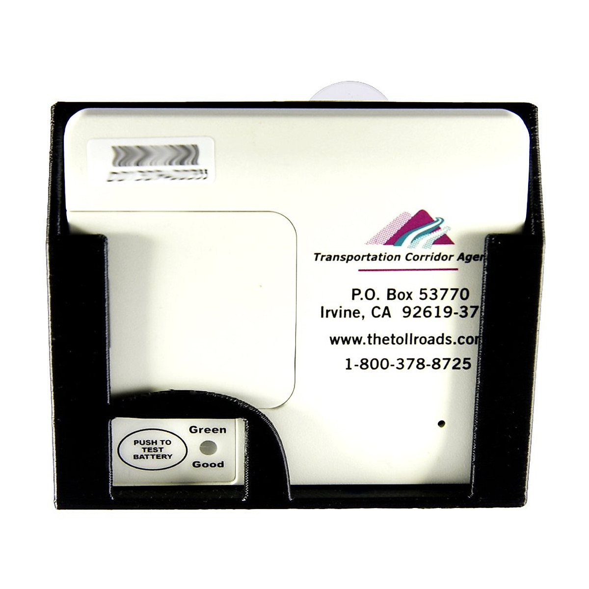 Free Thought Designs Toll Transponder Holder for Fastrak Pass in California (CA) 4 Point Mount - Black, Made in The USA