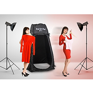 GigaTent Pop Up Pod Changing Room Privacy Tent – Instant Portable Outdoor Shower Tent, Camp Toilet, Rain Shelter for Camping & Beach – Lightweight & Sturdy, Easy Set Up, Foldable - with Carry Bag