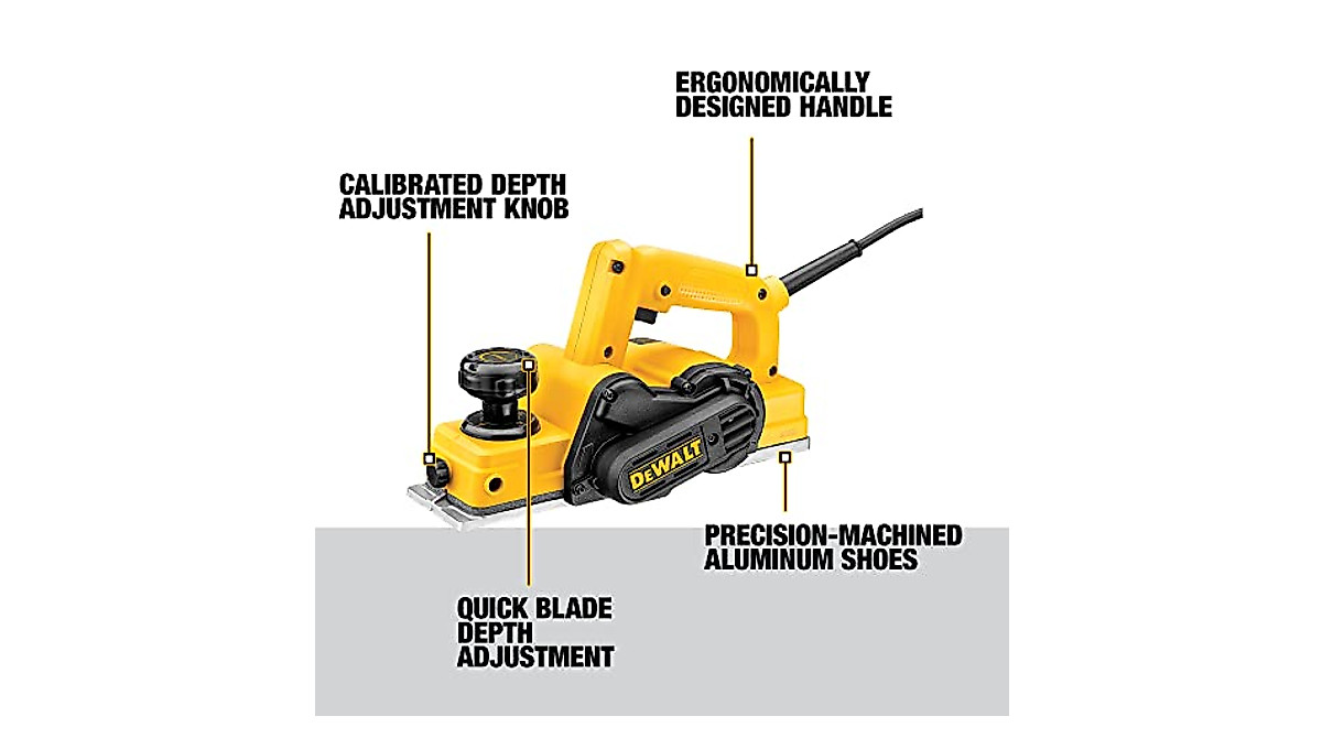 DEWALT 3-1/4-Inch Hand Planer - 5.5-Amp Power