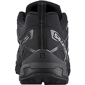 Salomon X Ultra Pioneer CLIMASALOMON Waterproof Hiking Shoes for Men Climbing, Black/Magnet/Bluesteel, 10.5