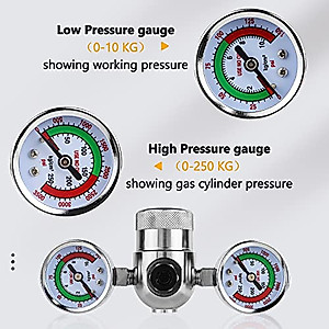 Improved Whipped Cream Pressure Regulator Valve with Upgraded Adapter & Hose Line, Pressure Regulating Valve for Whipped Cream Chargers 0.95 Liter 580g Tank