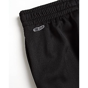 RBX Boys' Sweatpants - 2 Pack Tricot Active Performance Fleece Basic Jogger Pants - Breathable Athletic Pants for Boys (4-20), Size 5-6, White/Black