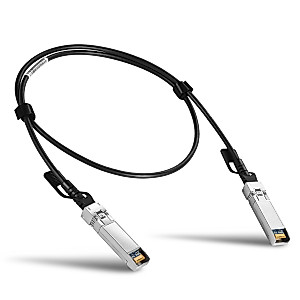Wiitek 10G SFP+ DAC Cable 1M, 10Gbase-CU SFP+ Direct Attach Cable, SFP Patch Cable Compatible for Cisco SFP-H10GB-CU1M, Meraki, Ubiquiti uacc-dac-sfp10-1m, Mikrotik, Netgear and More