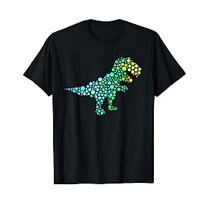 Dot Day T Rex Dinosaur Lover Polka Dot Pattern International T-Shirt