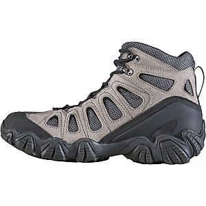Oboz Men's Sawtooth Ii Mid Hiking Boots Ash 9