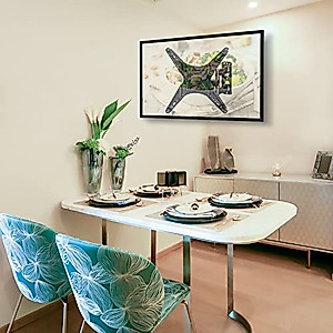 MOUNTUP TV Wall Mount, TV Mount Swivel and Tilt Full Motion for Most 26-55 Inch LED LCD Flat Curved TVs with Single Stud Articulating Arm, Wall Mount TV Bracket up to VESA 400x400mm & 88lbs, MU0014