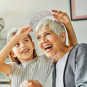 BEAN LIEVE 60th Birthday Decorations - Including 60th Birthday Sash, 60th Birthday Diamond Crown/Tiara, Birthday Candles and Cake Toppers, Rose Gold Maiden Gift 60th Birthday Celebration.