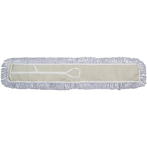 Tidy Tools Commercial Dust Mop Replacement Head – 48 x 5 in. Cotton Reusable Mop Head – Industrial Dust Mop Refill for Floor Cleaning & Janitorial Supplies
