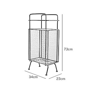 Magazine & Newspaper Baskets Magazine Rack Wrought Iron Creative Corner Bookshelf Simple Bookshelf Rack Floor Multi-Function Storage Rack Living Room Storage Rack Double Rack