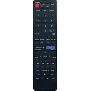 RRMCG1019MPPZ Replace Remote Commander fit for Sharp Information Display LCD Monitor PN-L651H PN-HW861 PN-HW651 PN-HW751 PN-HW431 PN-85TH1 PN-HW501 PN-C705B PN-C805B PN-CE701H PN-65TH1 PN-L851H