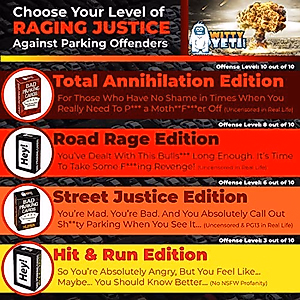 Super Funny, Crude Bad Parking Cards 50 Pack. Prank Idiot Parkers and Get the Satisfaction of Revenge With Hilarious NSFW Novelty Notices. Gag Note Cards Make Great Xmas Stocking Stuffers for Ages 18+