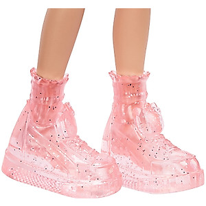 Sanrio Hello Kitty Figure & Éclair Doll (~10-in) wearing Fashions and Accessories, Long Pink Hair and Trendy Outfit, Great Gift for Kids Ages 3Y+