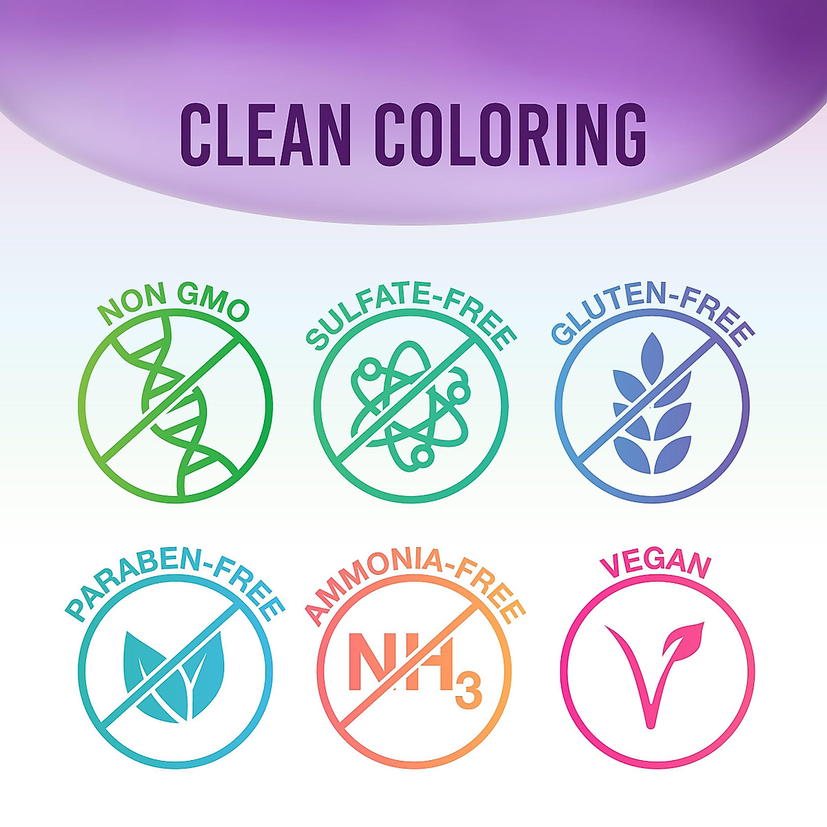 Punky Purple Semi Permanent Conditioning Hair Color, lasts up to 35 washes, 3.5 Fluid Ounce