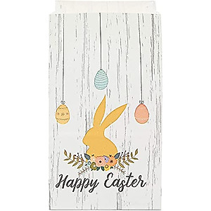 BLUE PANDA Rustic Spring Gift Bags for Easter Party Favors, Goody Bags for Kids (36 Pack)