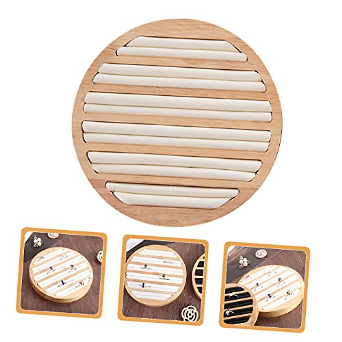 Zerodeko 2pcs Ring Storage Tray Ring Display Tray Bracelet Ring Holder Ring Display Organizer Display Tray for Multiple Rings Vanity Ring Organizer Rings Holder for Display Rings Organizer