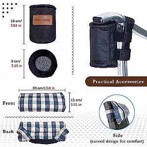 Poshlr Beach Chairs for Adults, Beach Chair Aluminum Heavy Duty, Folding Lawn and Camping Chairs Set with Carry Bag