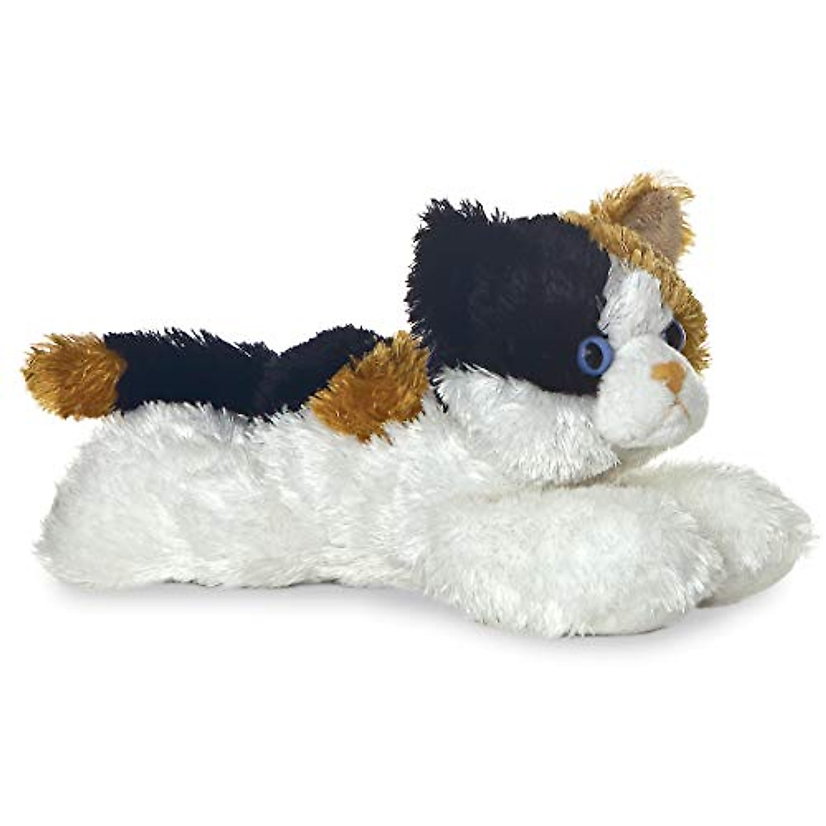 Aurora® Adorable Mini Flopsie™ Esmeralda™ Stuffed Animal - Playful Ease - Timeless Companions - White 8 Inches