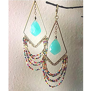 50pcs Adabele Raw Brass Kite Shape Charm Geometric Component 60mm Beading Connector Link No Plated/Coated for Earrings Necklace Jewelry Craft Making CX-A21