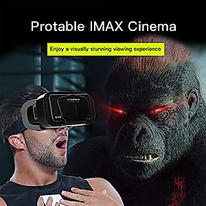 VR SHINECON VR Headset Compatible with iPhone & Android Virtual Reality VR Goggles