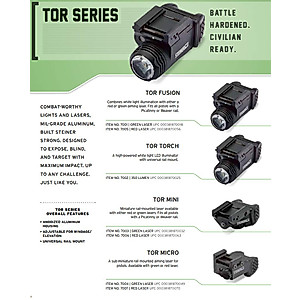 Steiner eOptics TOR Mini Pistol Device Weapon Light Aiming Laser, Green Laser