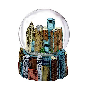 Detroit Snow Globe with Skyline 3.5" (65mm Glass Globe) from Detroit Snow Globes Collection