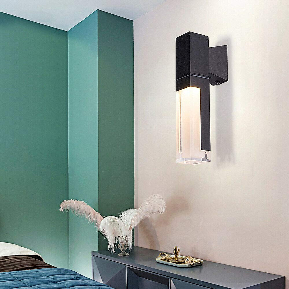 DYRABREST COB LED Wall Light Wall Sconce Lamp 10W Outdoor Modern Wall Light Fixture Home Decor 1000LM for Porch Patio Garden Bedroom