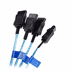 Cable Matters Internal Mini SAS to SATA Reverse Breakout Cable (SFF-8087 to SATA) 1.6 Feet