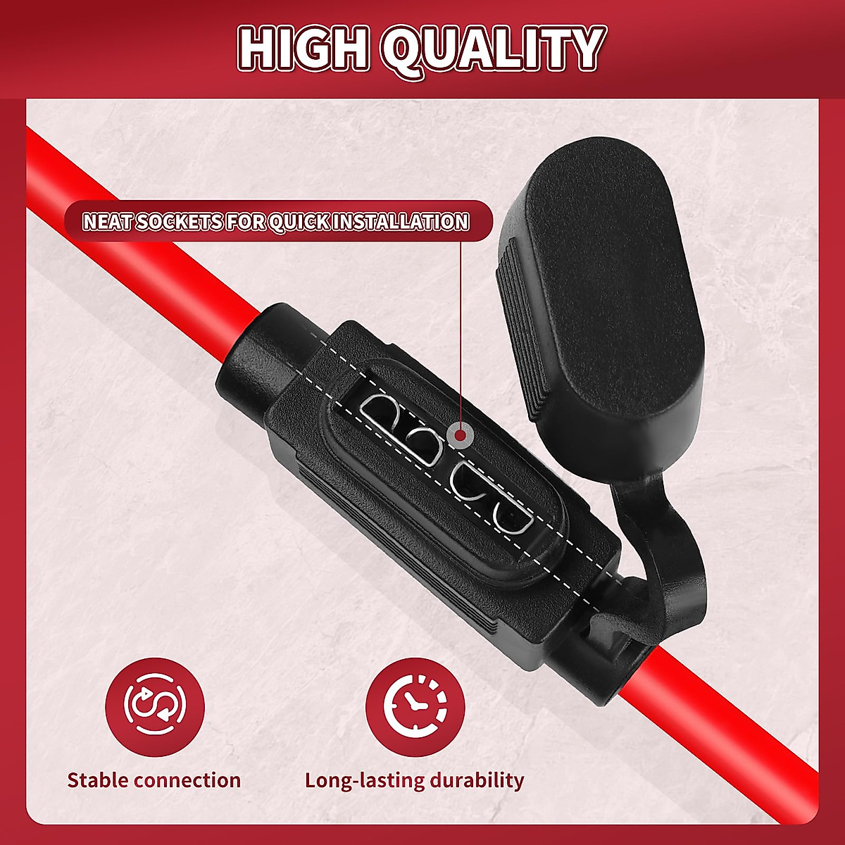 Inline Fuse Holder 12V 2 Pack, 16 AWG Waterproof Fuse Holder 11.8 Inch, in line Fuse Holders 12V with 2 Pcs Standard Car Fuses 15A Blade Fuse Holder for Automotive, Marine by XIOGZAXI