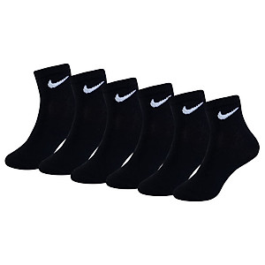 Nike Young Athletes Baby Boys 6-Pack Socks US Shoe Size 7C-10C(Sock Size 4-5)