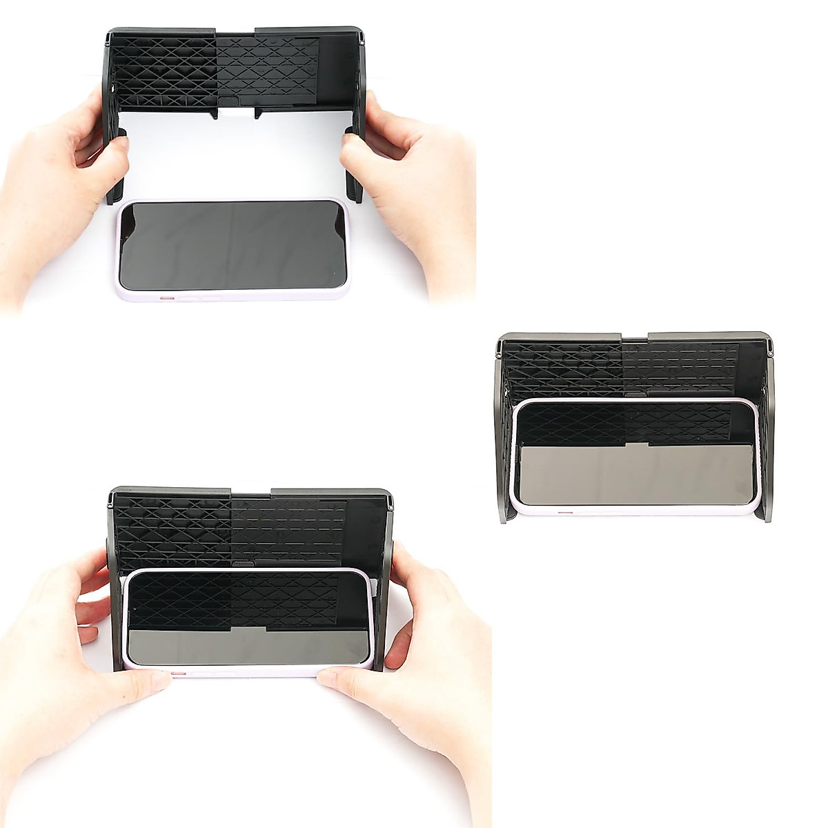 WANPOOL Universal Foldable Sun Shade Visor for Drone Controller Mobile Phone - Anti-Glare, Stable Fit, Easy Installation