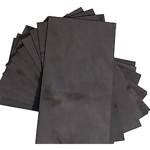 5pcs 3.5x30x100mm 99.99% Pure Graphite Electrode Rectangle Plate Sheet