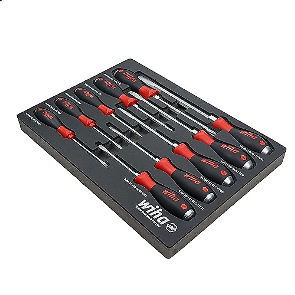 Wiha 10 Piece Extra Heavy Duty Cushion Grip Phillips Screwdriver Set