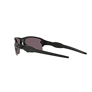 Oakley SI Men's OO9188 Flak 2.0 XL Rectangular Sunglasses, Matte Black/Prizm Grey, 59 mm