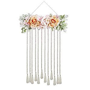 DELEBAO Headband Holder Hair Bows Organizer for Girls, Bow Holder Hair Clips Hair Accessories Organizer Storage Wall Hanging Decor for Baby Nursery Toddler Girls Room
