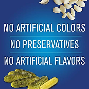 Vlasic Purely Pickles Kosher Dill Pickle Spears, Keto Friendly, 24 oz (Pack of 6)