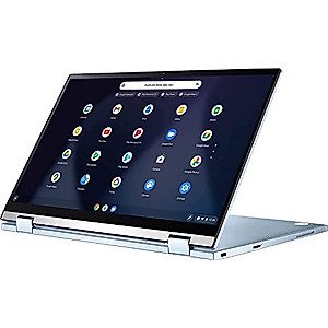 Asus Flagship Chromebook 14'' FHD Touchscreen 2-in-1 Thin and Light Laptop, Intel Core M3-8100Y(Up to 3.4GHz), 8GB RAM, 64GB eMMC, Wi-Fi 6, Webcam, Zoom Meeting, Chrome OS, Silver, w/GM Accessories