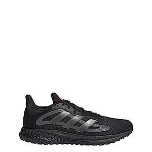 adidas Men's Solar Glide 4 Trail Running Shoe, Black/Night Metallic/Grey, 9