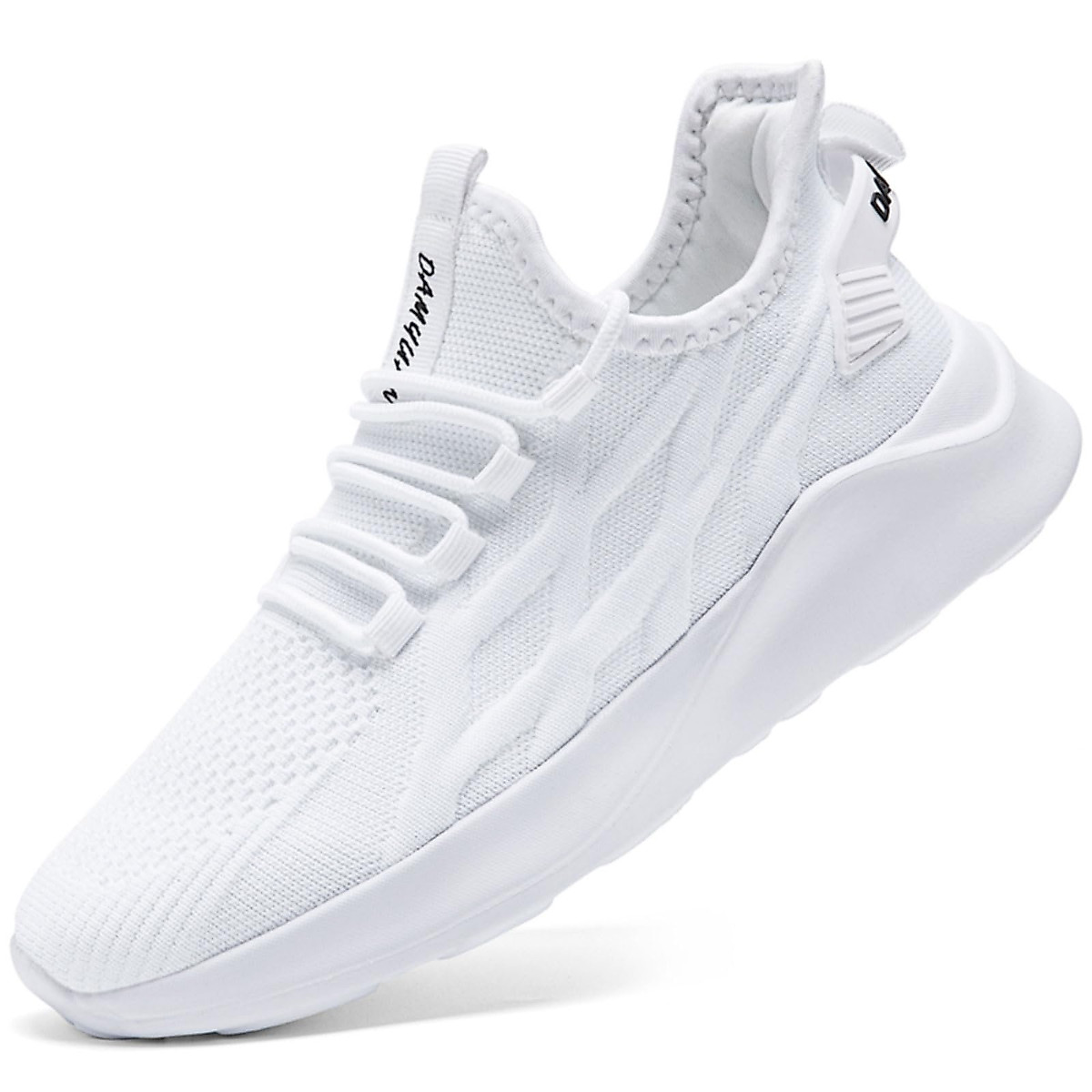 ZMBCYG White Sneakers for Women Running Shoes Sneakers Lightweight Sports Workout Cheer Shoes White Womens Size 7