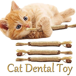 Pawlovers Kitty Dental Chew Stick, 3/6PCS Paw Lovers Dental Chew Stick, Cat Dental Sticks, Pawlovers Dental Chew Stick Cats (S, 3Pcs)