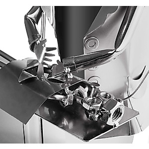 BRUBAKER Wine Bottle Holder 'Surgeon' - Table Top Metal Sculpture - with Greeting Card