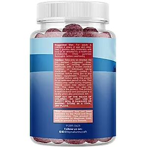Relaxing Calm Magnesium Gummies for Kids - Great Tasting Kids Magnesium for Nerve Bone and Muscle Health Calm Gummies for Wellness with 85mg per Serving
