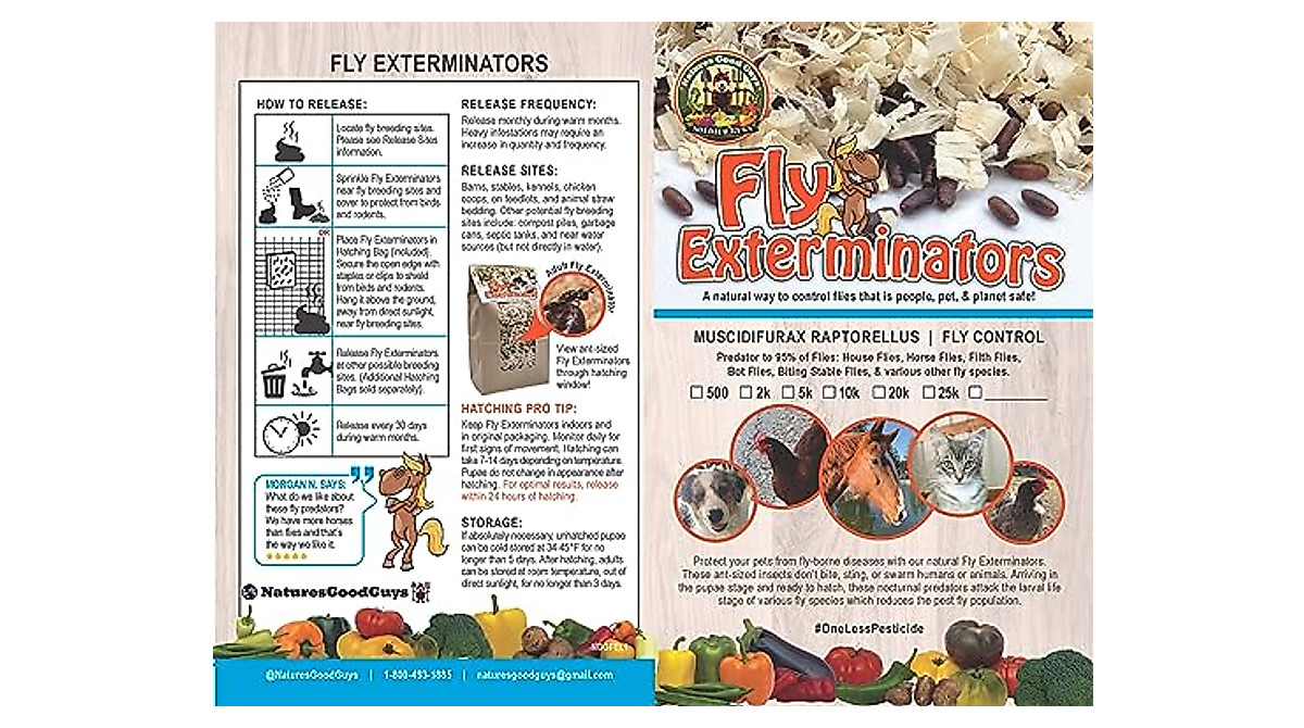 NaturesGoodGuys Fly Exterminator: Safe Monthly Control