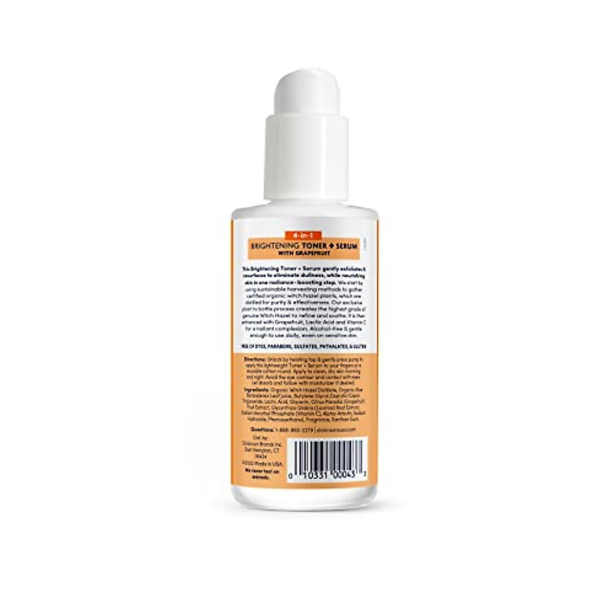 Dickinson's Witch Hazel Brightening Toner + Serum with Grapefruit