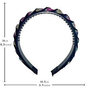 Rthfoo narrow head band (purple colorful)