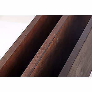 KINMADE Industrial Pipe Shelf Wall Shelf Rustic Wood with Black Iron Pipe 1 Tier