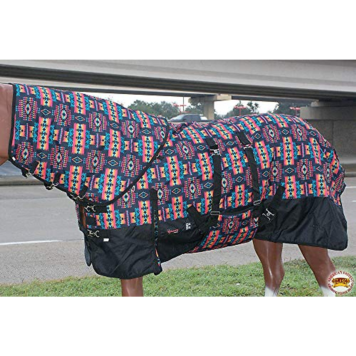 HILASON 1200D Ripstop Waterproof Turnout Winter Horse Blanket Neck Cover - 72 Inches | Horse Blanket | Horse Blankets for Winter Waterproof | Horse Turnout Blanket | Horse Turnout