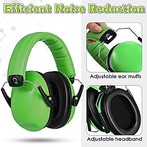 Xuhal 4 Pcs Kids Ear Protection Safety Earmuffs Hearing Protection Headphones for Noise Reduction Soundproof(Multicolor)